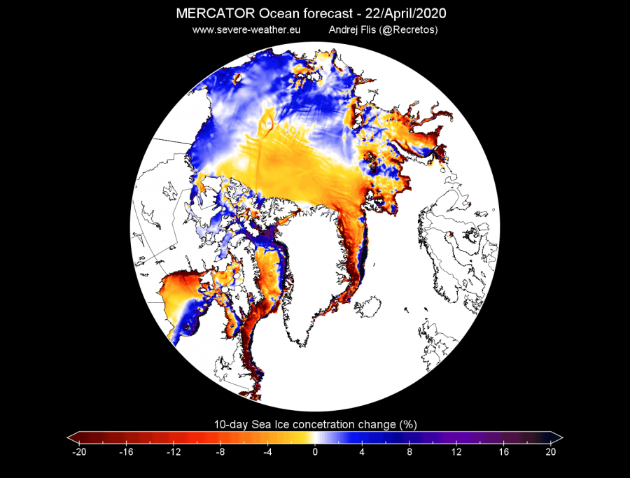 *April blocking* A remarkable blocking ridge will develop in the North ...