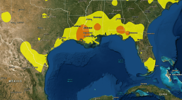 Saharan cloud event forecast: The dust cloud will stay over the south ...