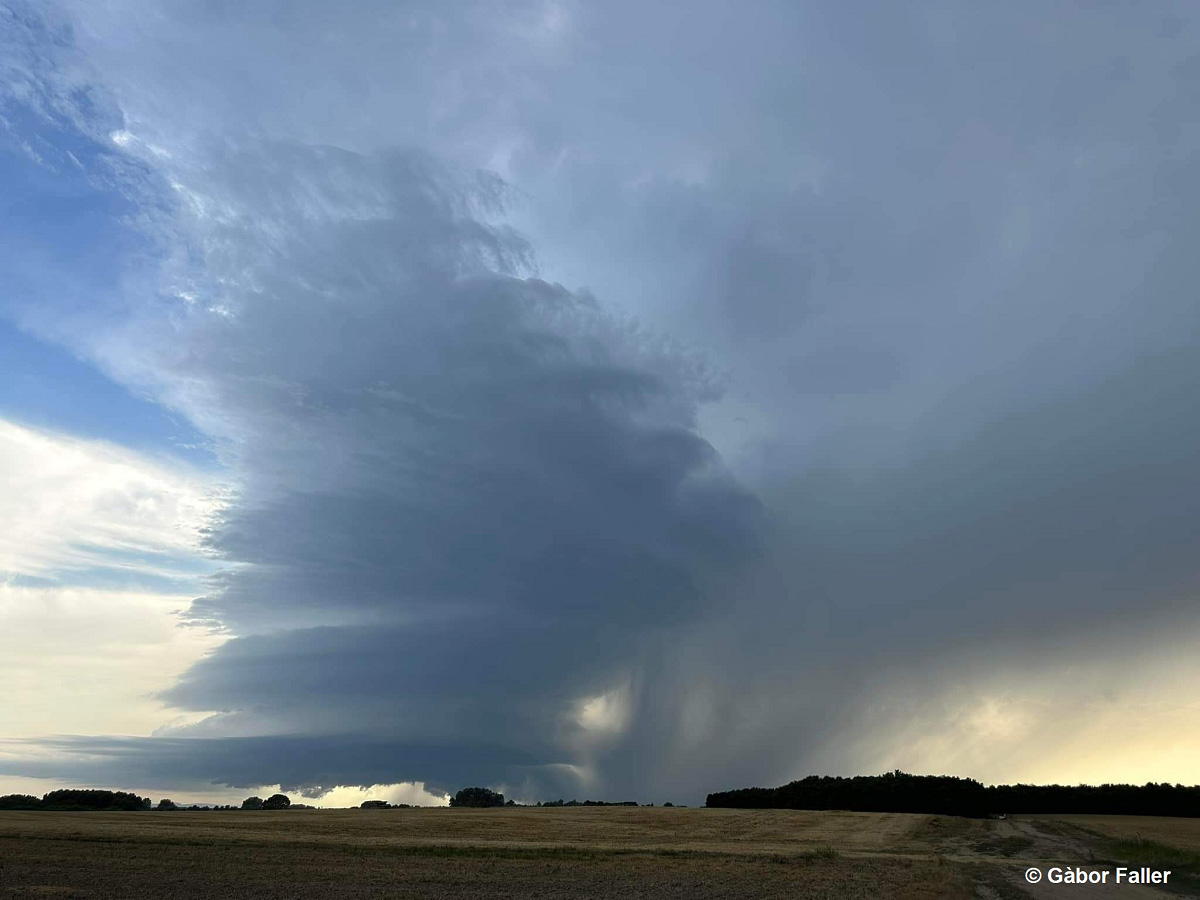 A historic long-lived supercell storm with giant 14cm (5.5in ...