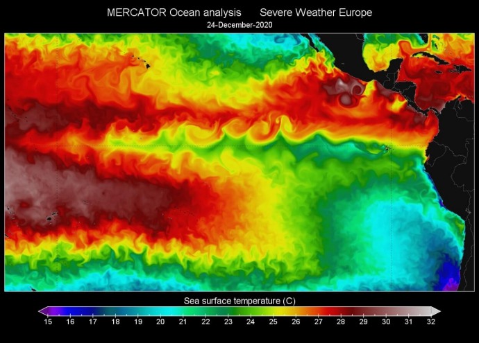 Ocean analysis reveals 2 anomalies that will impact weather development ...