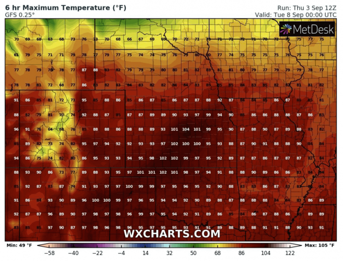 Cold forecast with near 65 °F temperature drop for the start of Fall ...