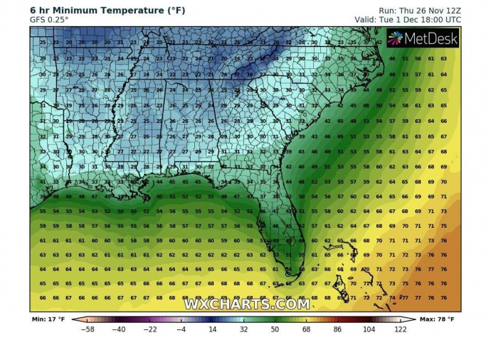 Winter weather is forecast to blast across the East Coast of the United ...