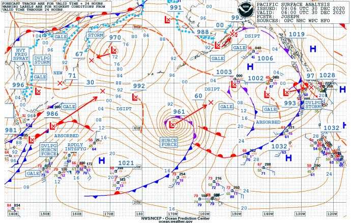 Another explosive extratropical storm with near 200 km/h winds and 15 ...