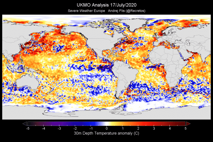 An ocean heatwave is developing in the North Pacific, threatening with ...