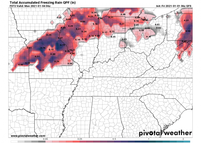 The first 2021 winter storm update: millions under winter and ice storm ...