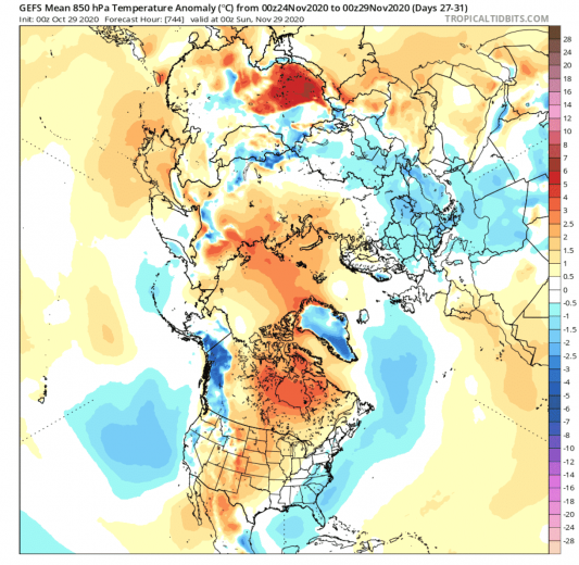 November weather forecast 2020: Last autumn month will show two faces ...
