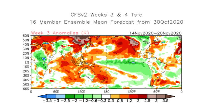 November weather forecast 2020: Last autumn month will show two faces ...