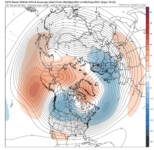 The Polar Vortex now collapsing, is set to release the Arctic Hounds ...