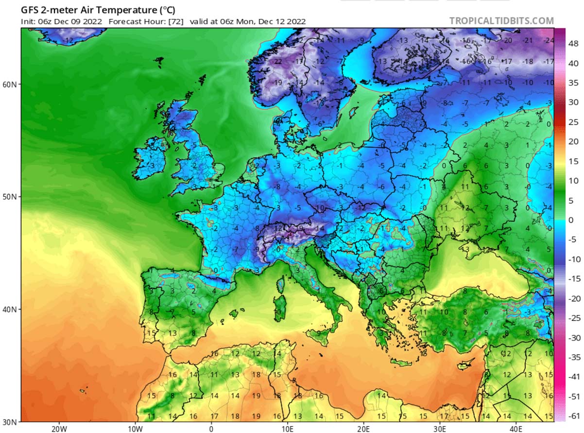 Weather Map Europe