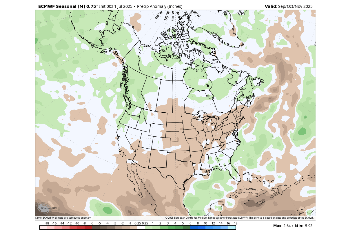 Fall 2025 Forecast: A Major Weather Pattern Reversal Leading Into ...