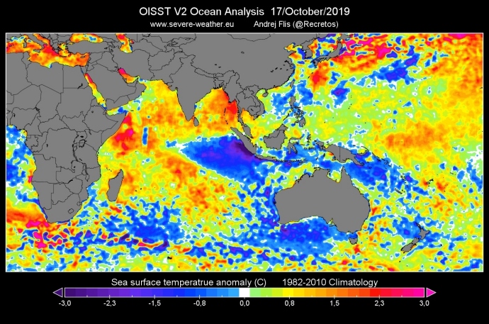 Unusually strong positive Indian Ocean Dipole (IOD) event develops ...