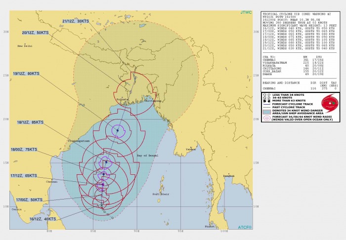 India is expecting an extremely dangerous tropical cyclone on May 20th