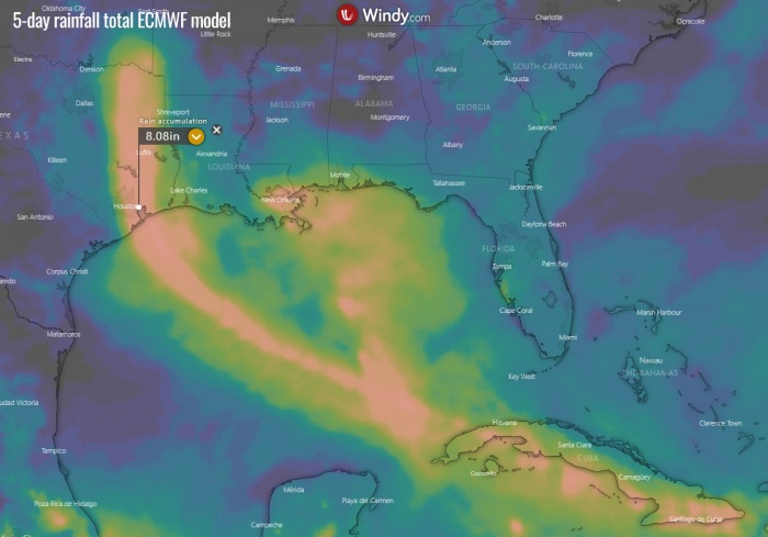 Tropical Storm Laura over Hispaniola and Cuba, heads to Gulf of Mexico