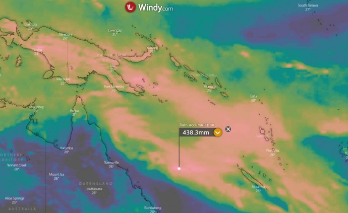 Explosive development of a dangerous Tropical Cyclone Niran along ...