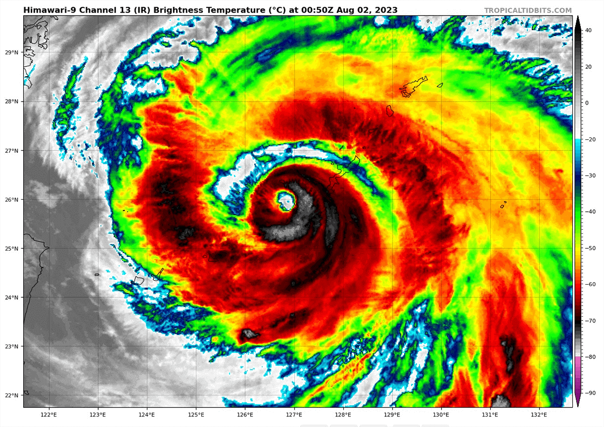 Typhoon Khanun - Falcon is the latest in the Western Pacific active ...