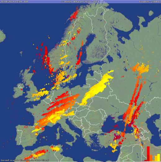 A new round of red sprites over central Europe » Severe Weather Europe