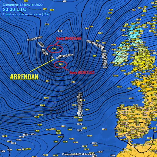 *Jan 12th evening UPDATE* on the explosive cyclogenesis / bomb cyclone ...