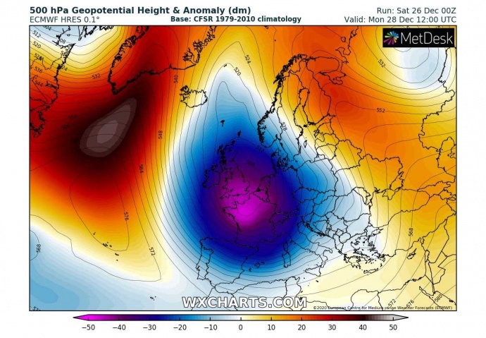 New model guidance calls for the Gale weather warnings for the UK and ...