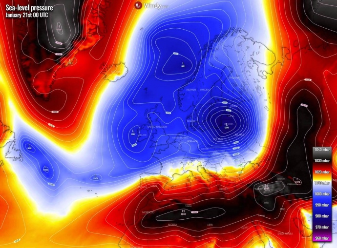 Mid-January forecast set to stage an extreme cold for parts of Europe ...