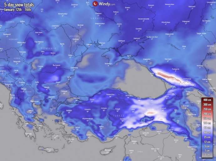 Mid-January forecast set to stage an extreme cold for parts of Europe ...