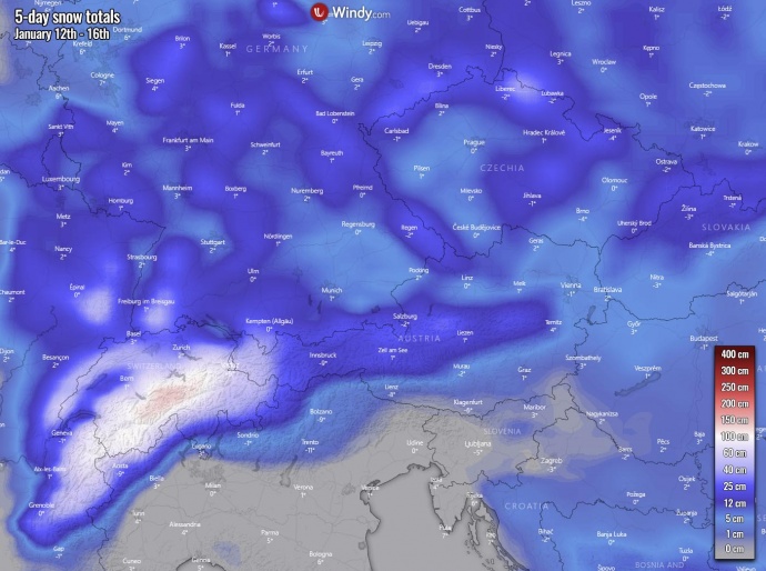 Mid-January forecast set to stage an extreme cold for parts of Europe ...