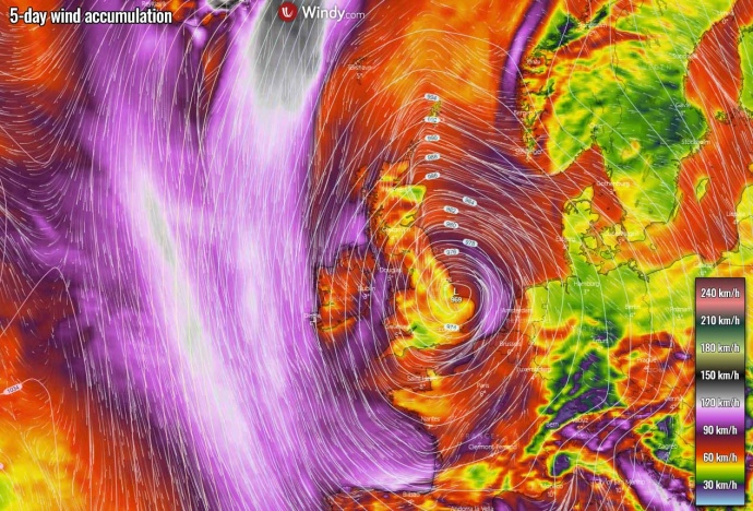 A new significant deep trough emerges over Europe, could be ...
