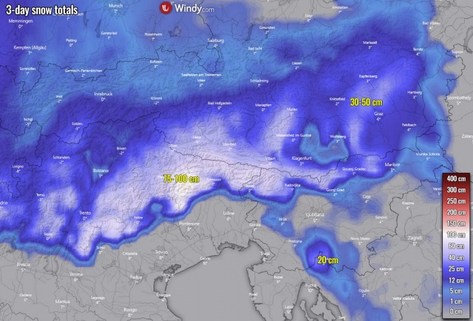 Life-threatening flooding threat for northeast Italy and western ...