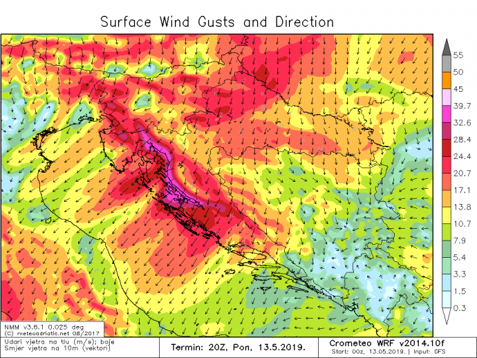 UPDATE on the storm to hurricane force Bora/Bura wind in W Slovenia and ...
