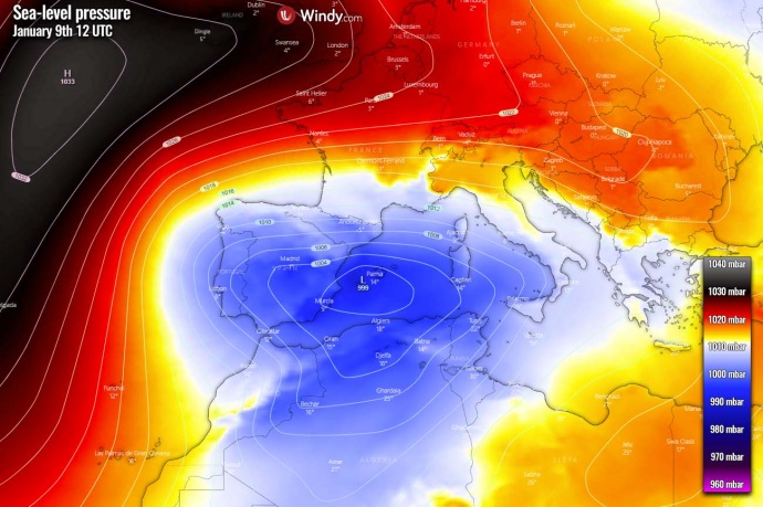 A significant winter storm Filomena with a lot of snow will strike ...