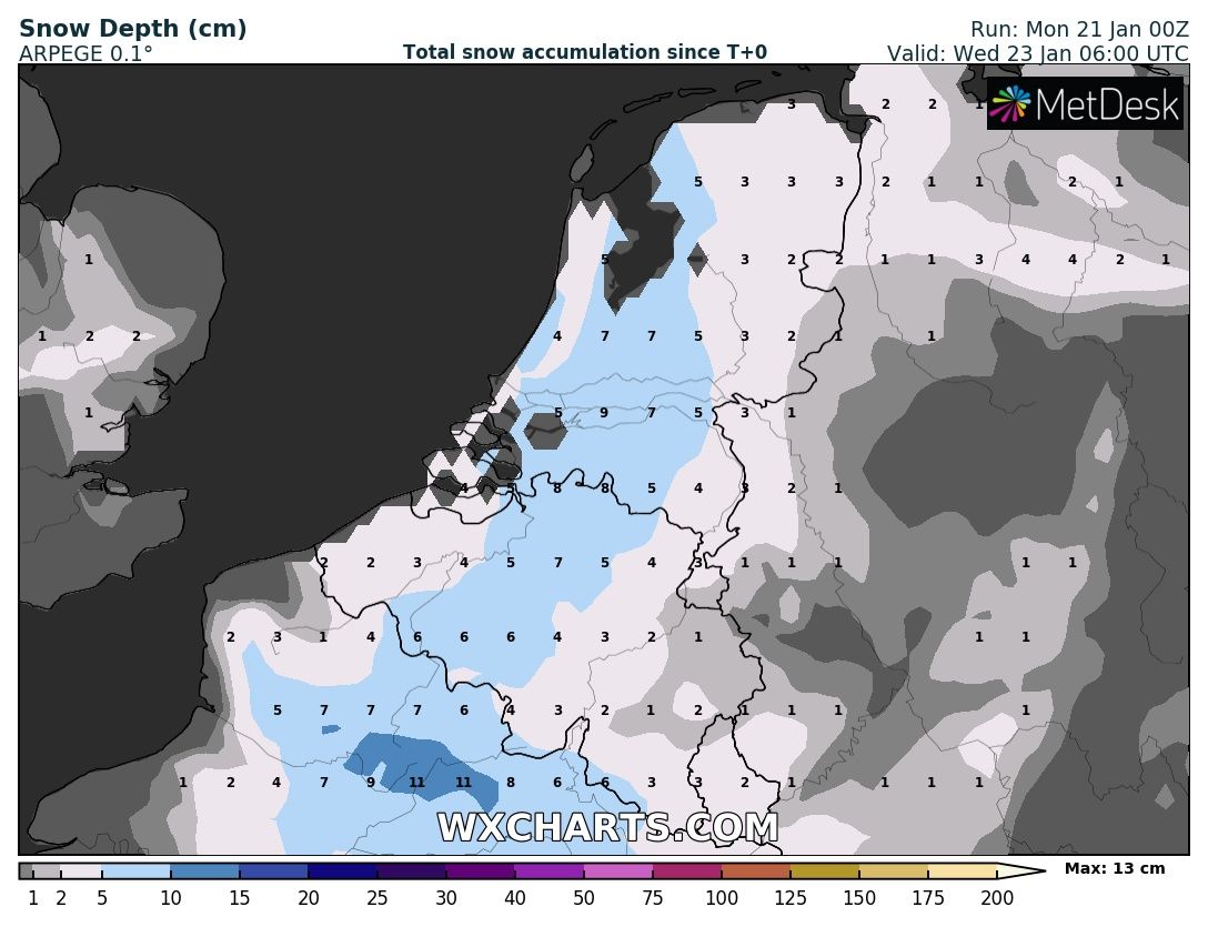 A strengthening trough will push a cold front across western Europe ...