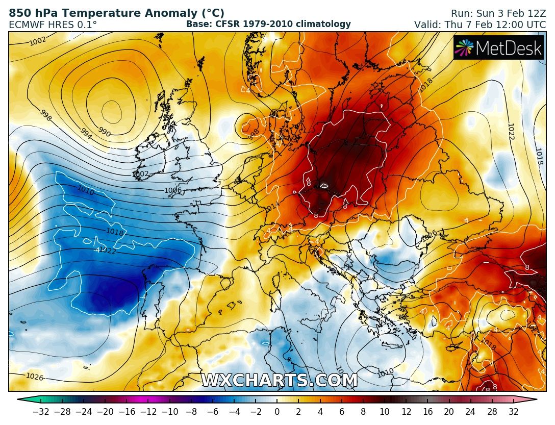 Weekly pattern across Europe - warmer weather returns across the ...