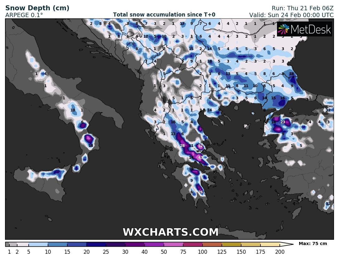 Severe blizzard conditions and a lot of fresh snow across Greece this ... Severe blizzard conditions and a lot of fresh snow across Greece this ...