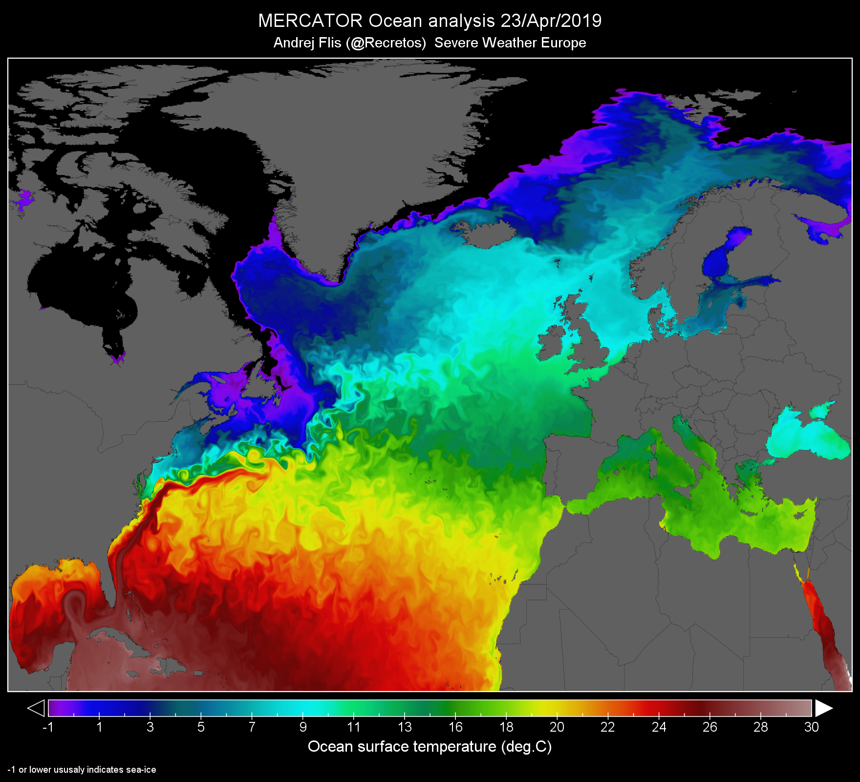 Gulf Stream Map Gulf Stream Map