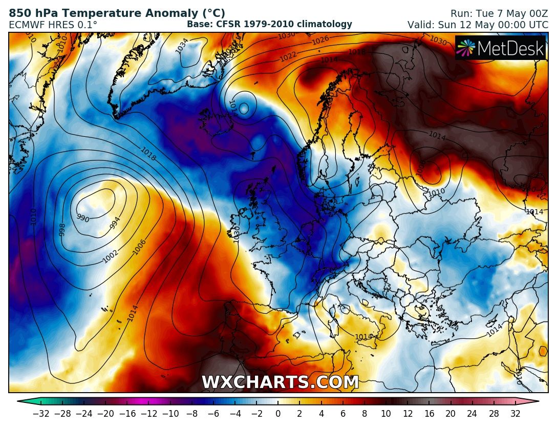 Weekly pattern outlook for Europe - warm spring weather is postponed as ...