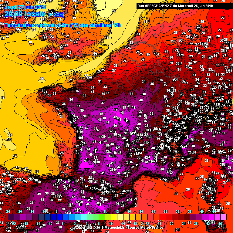 Extreme heat continues tomorrow - low 40s likely across south-central ...