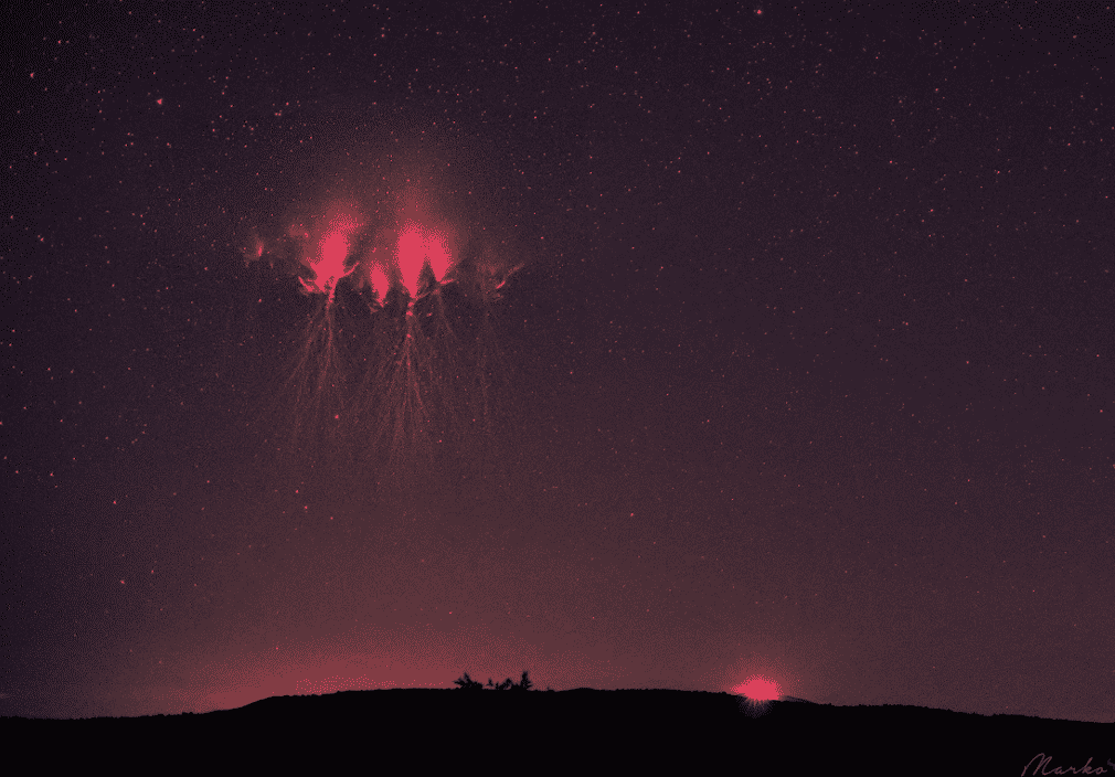 Red Sprite Lightning