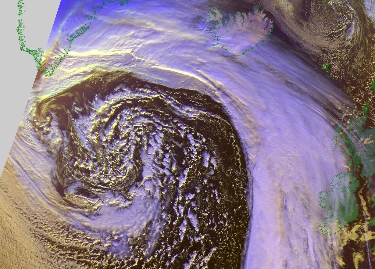 *UPDATE* on the monster large cyclone in the North Atlantic - sting-jet ...