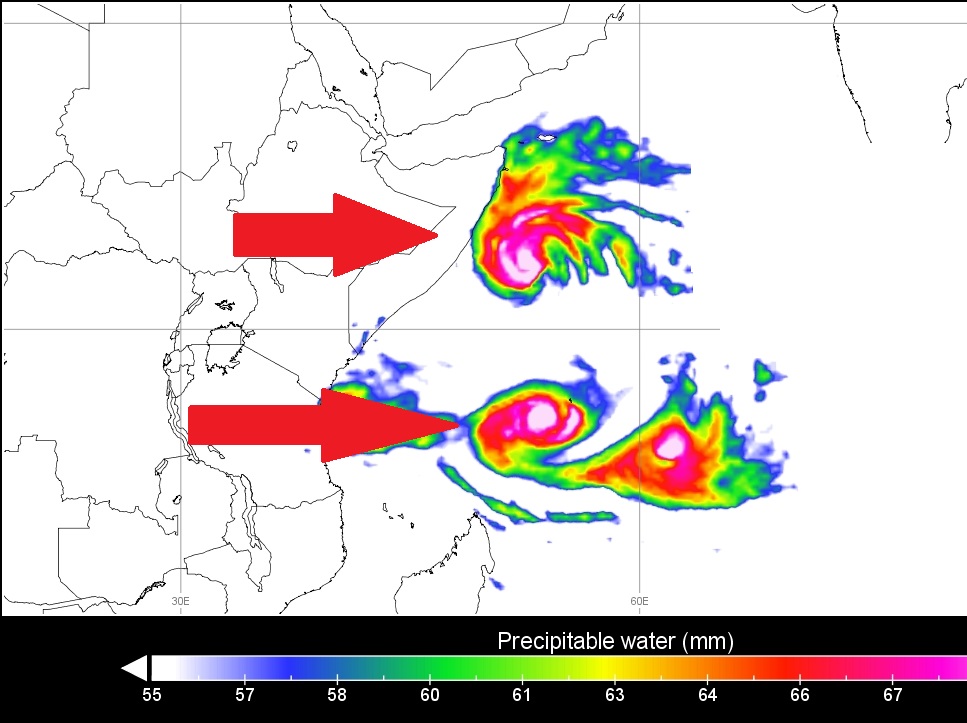*Rare* Twin tropical cyclone formation is expected early next week. Two ...