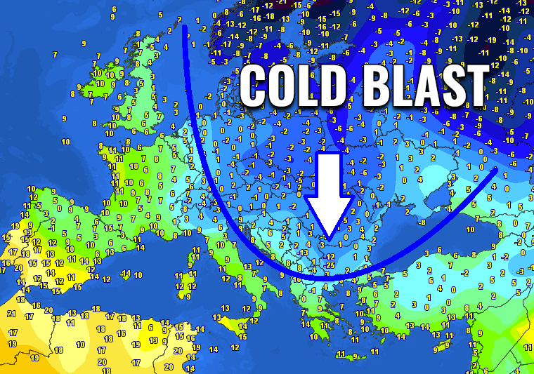 UPDATE on the final cold blast of 2019 spreading across the eastern ...