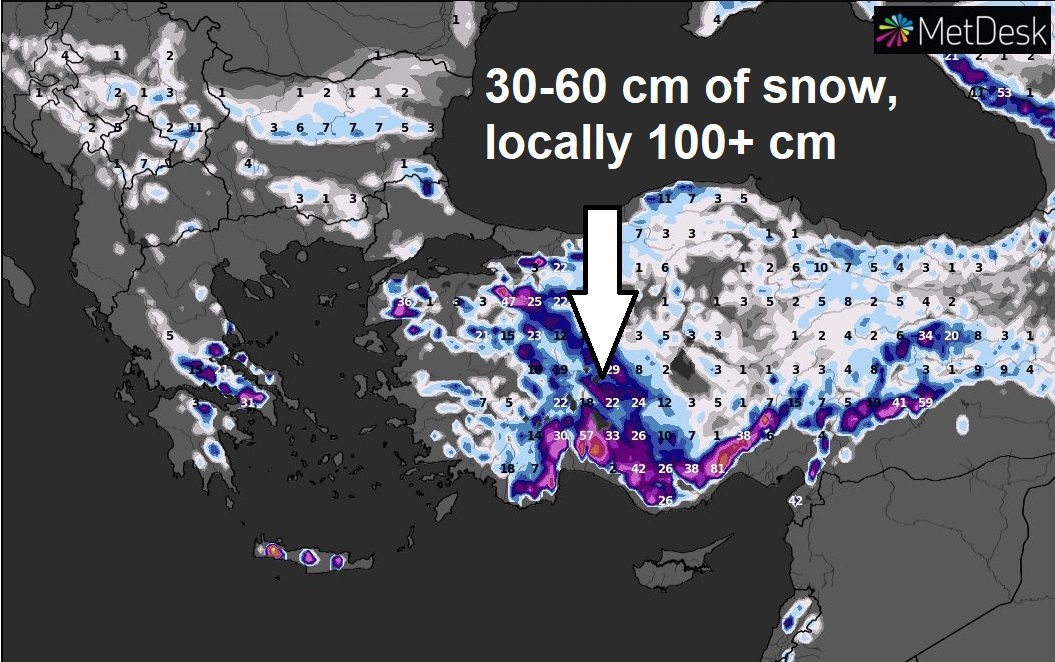 Two upper lows / frontal systems will deliver lots of snow and enhance ...