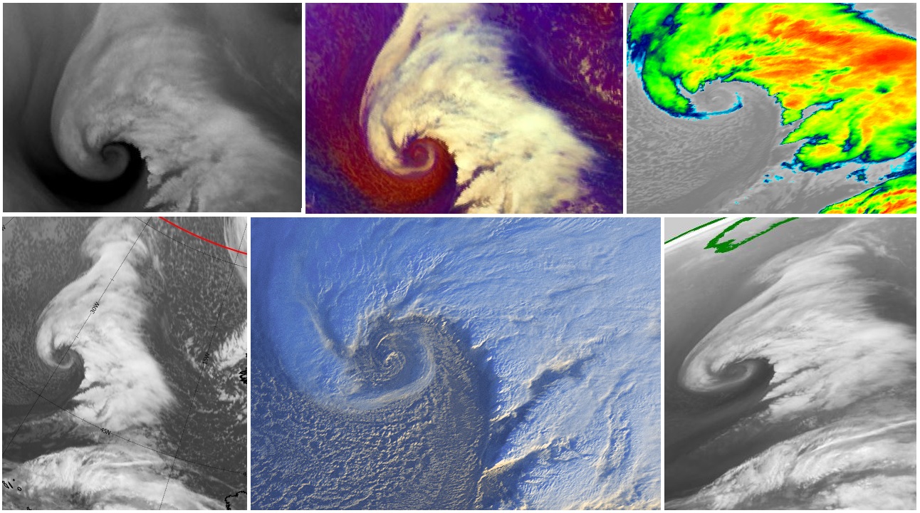 North Atlantic today - a small but very photogenic cyclone delivers a ...