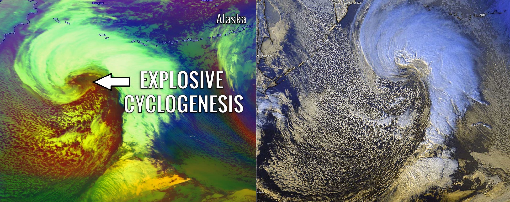 Another spectacular explosive cyclogenesis over the North Pacific ...