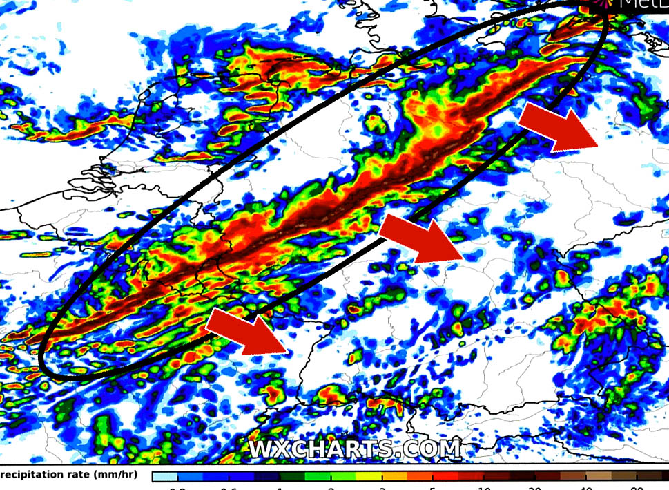 Windstorm #SABINE brings severe damaging winds along the squall-line ...