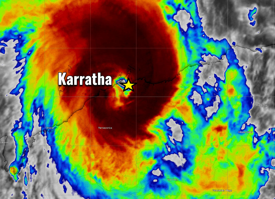 Severe Tropical Cyclone #Damien makes a devastating landfall over ...