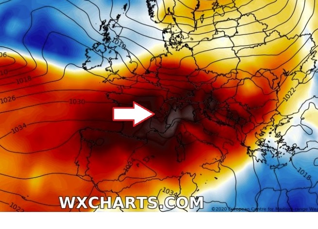 A short but significant warm period across south-central and ...
