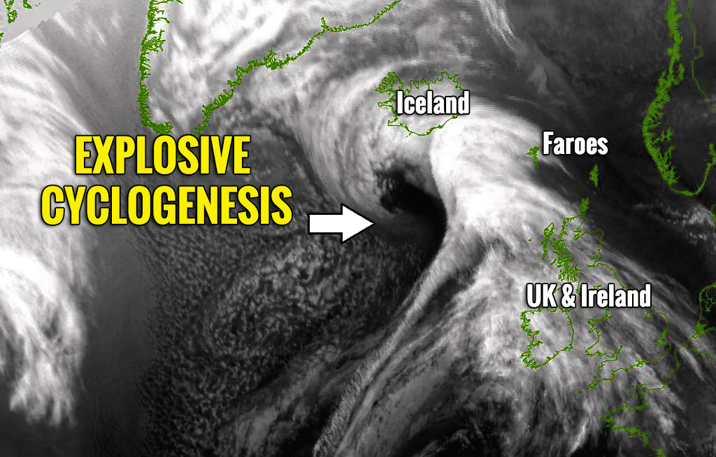 *Update* on the new intense North Atlantic cyclone - explosive ... *Update* on the new intense North Atlantic cyclone - explosive ...