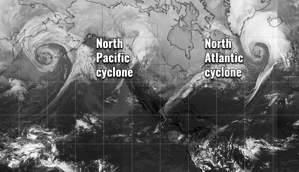 Day after tomorrow? No, but we are facing two impressive extra-tropical ...