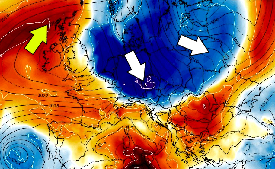 A short cold blast across parts of Europe through the first half of ...