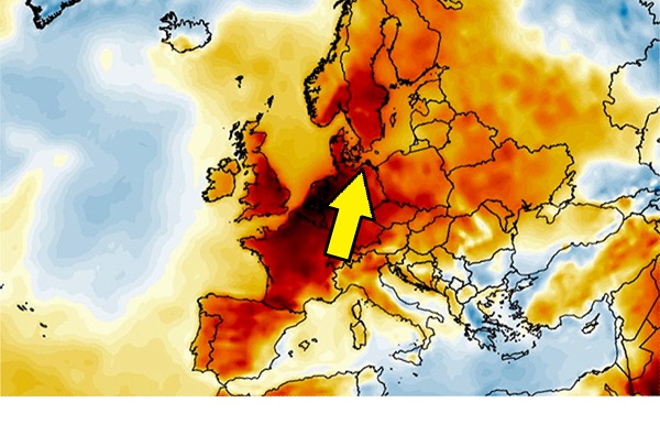 Spring weather with 20-25 °C finally arrives into a large part of ...