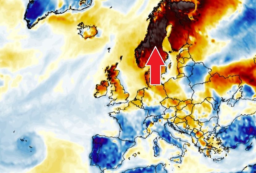 Heatwave in Scandinavia - Sweden almost hit +30 °C on Jun 14th